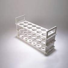 Liphontcta Test Tube Rack Stand Premium for Tubes of Dia.â¤18mm, 12 Holes, Strong Material, Pack of 1 Polycarbonate Material