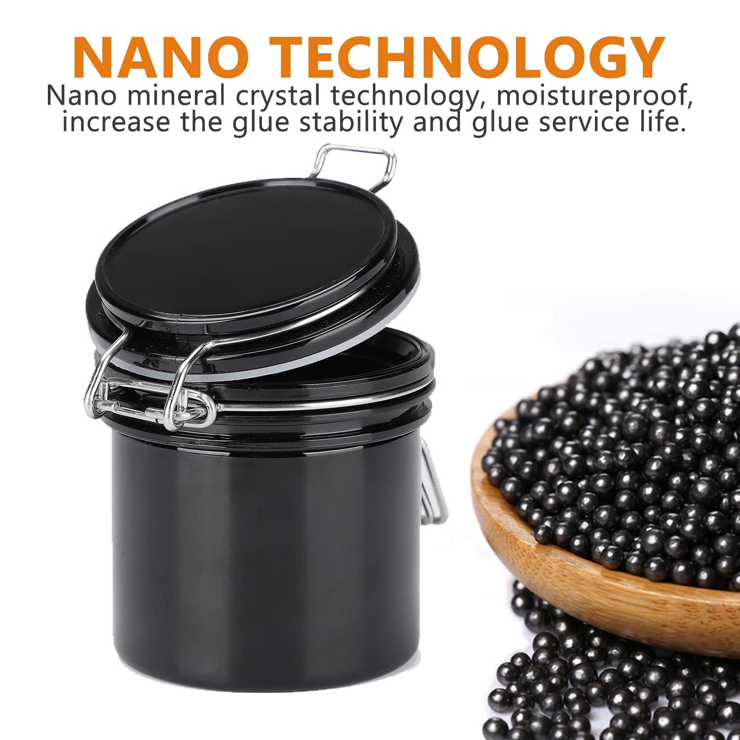 Eyelash Glue Storage Tank, TEOYALL Leak Proof Lash Adhesive Container Organizer for Grafting Eyelash Extension Supplies