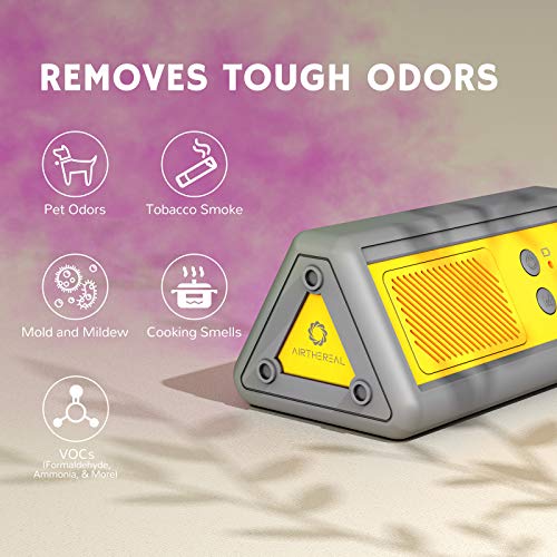 Airthereal Bundle | MA5000 Ozone Generator with 5,000mg/h and PA1K-GO Portable Ozone Generator 1,000 mg/h Odor Remover O3 Machine