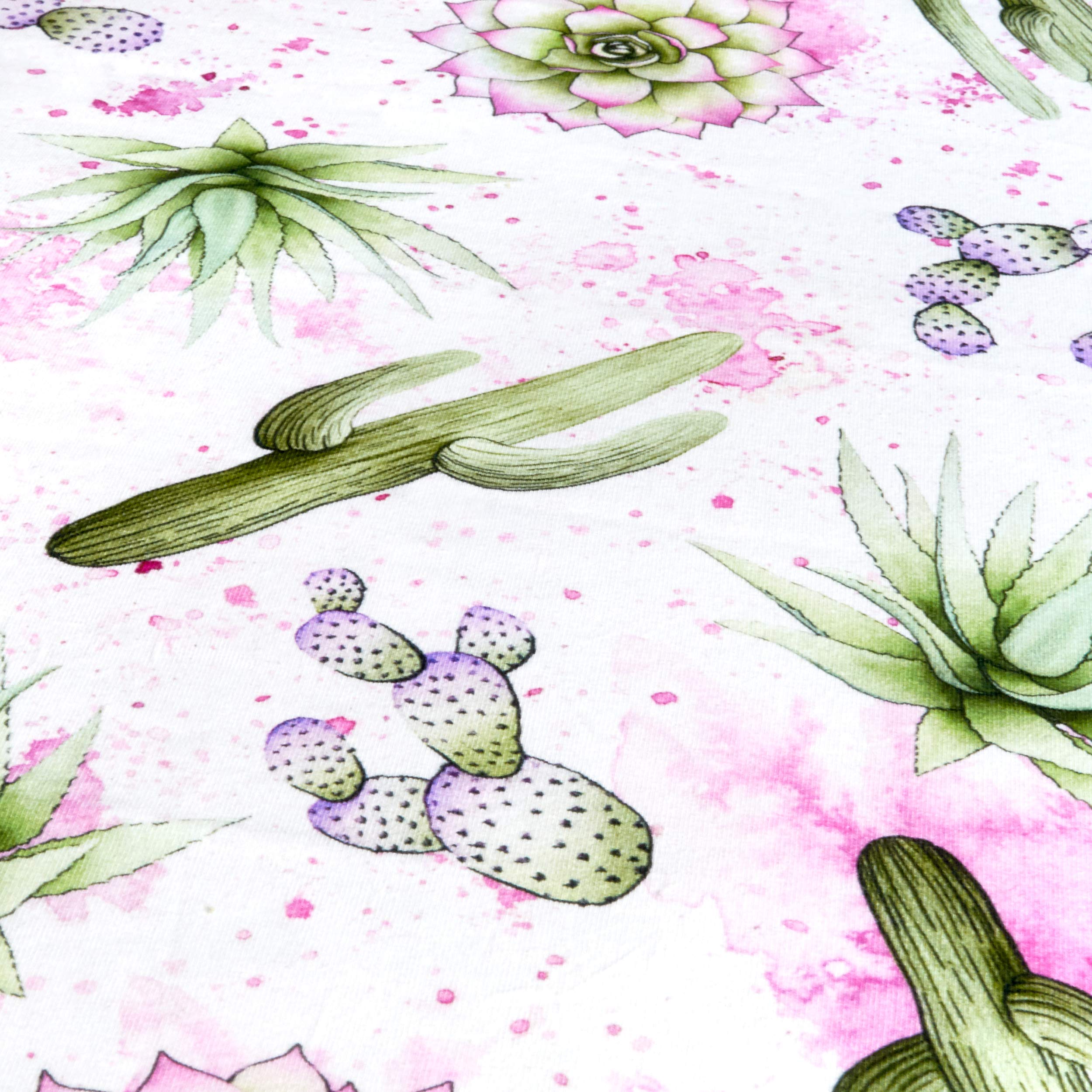 Cactus Design Crib Sheet | Extra Soft Jersey Knit Cotton | Southwest Theme