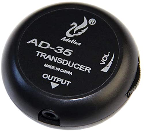 AD-35 Mini Piezo Pickup Contact Microphone Transducer with 3 Meters Cable for Acoustic Classical Folk Guitar