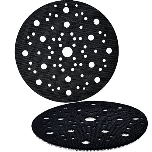 6 inch 70 Hole Sander Pad Protector, Hook and Loop Pad Saver, fit for Mirka 9956, notably extends The Backing pad´s Lifetime,Multi Hole Pad Protector (1 Pack)