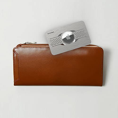2 Pack Ultra Thin Airtag Card case, Air tag Card Holder for Wallet, Premium Stainless Steel Card Holder of AirTag