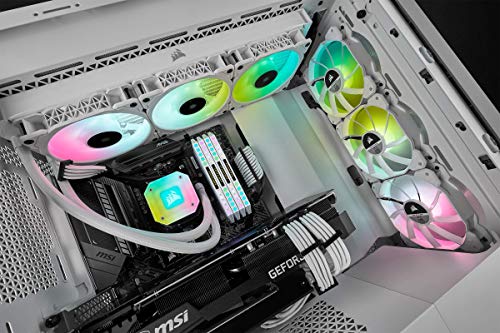 Corsair iCUE H150i Elite Capellix Liquid CPU Cooler - White