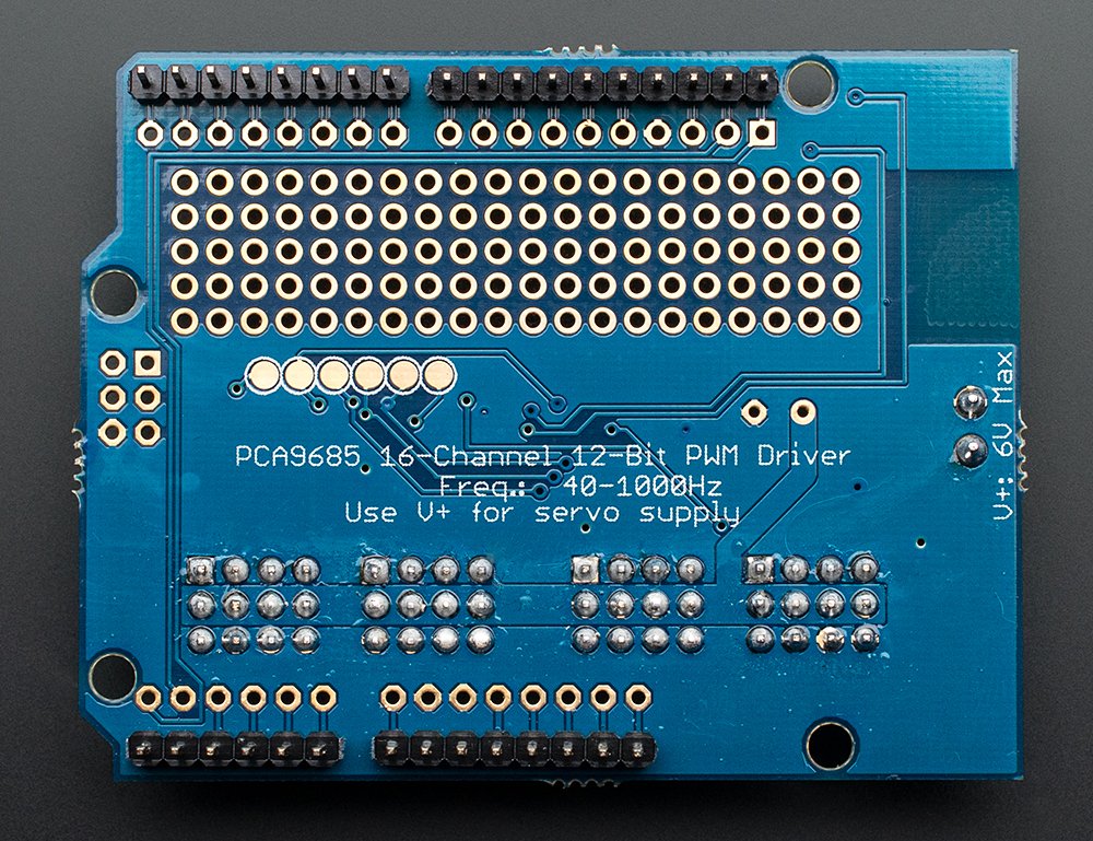 Adafruit Breakout PWM/Servo Shield 16 Channel 12 Bit