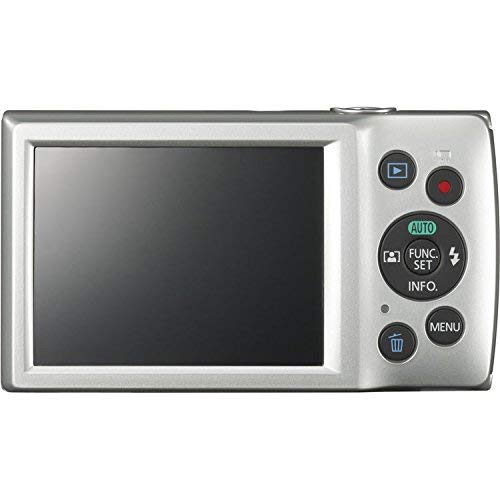 Canon PowerShot ELPH 180 Digital Camera (Silver) with 32GB Memory + Case (Renewed)