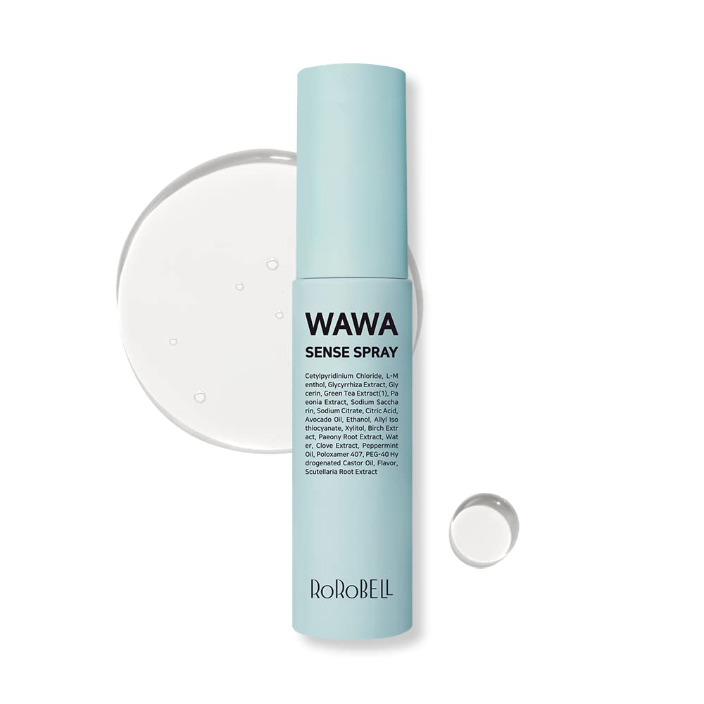 ROROBELL Wawa Sense Spray Oral Care Mouth Freshener Fights Bad Breath ((1/3 Fl Oz (Pack of 1)))