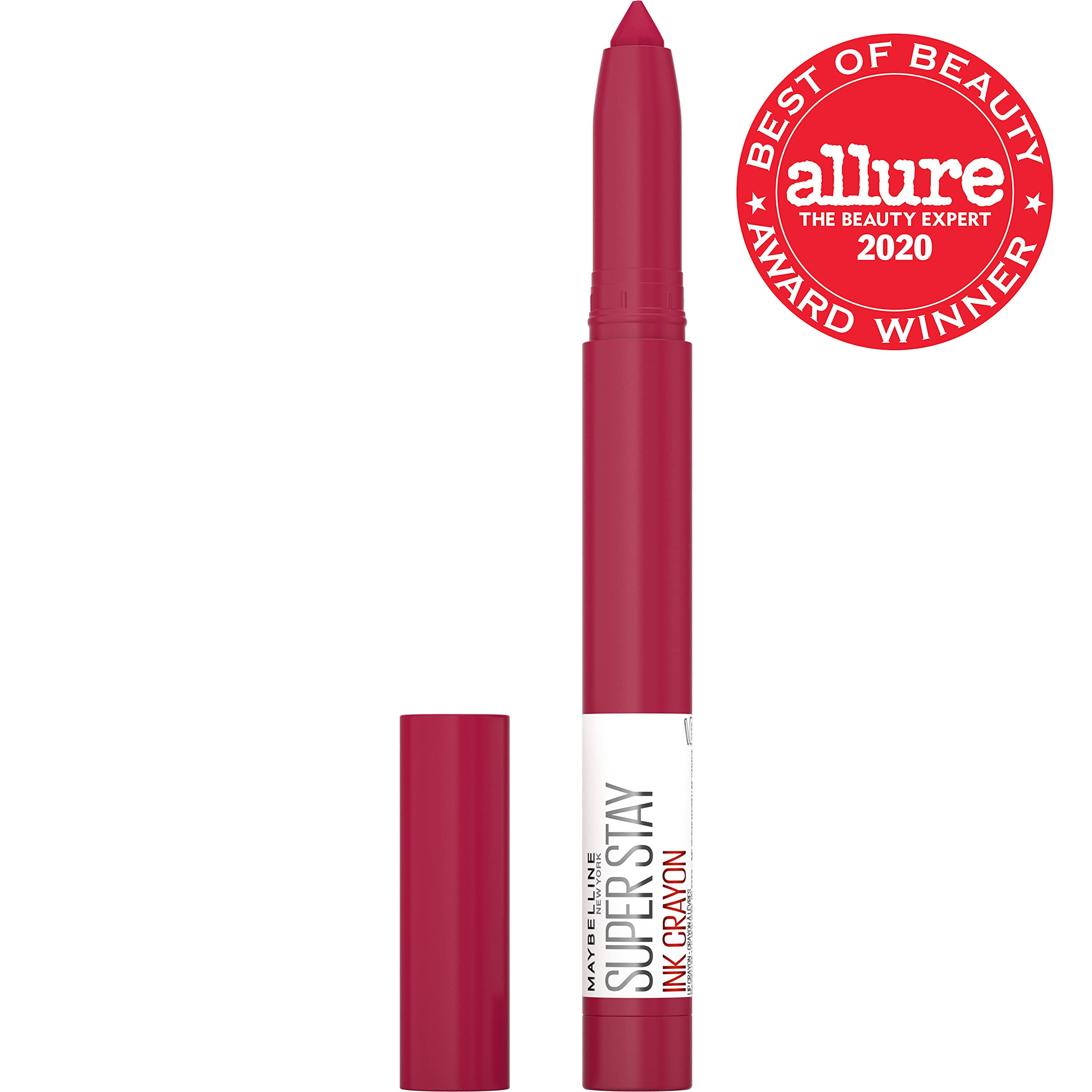 Maybelline Super Stay Ink Crayon Matte Longwear Lipstick Makeup, 120 Be Bold, Be You, 0.04 oz