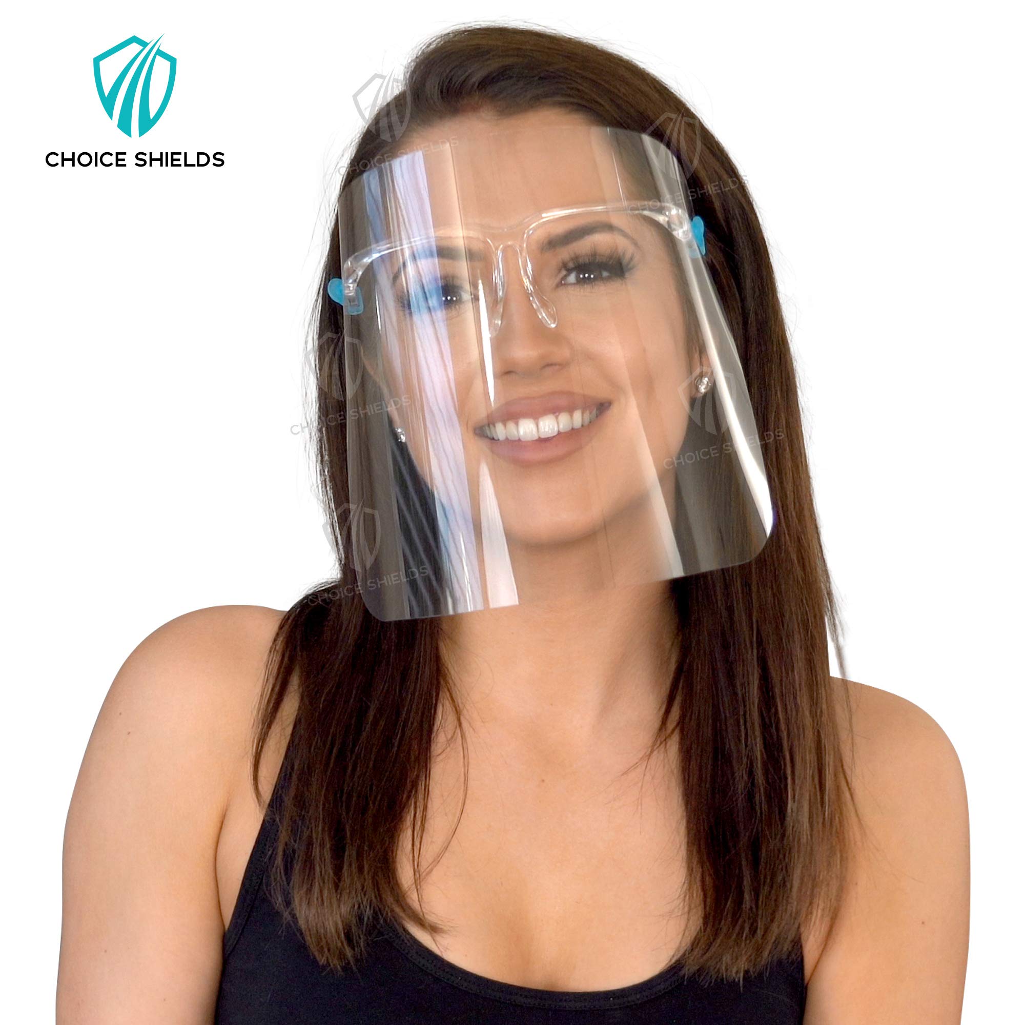10PC Fashionable, Safe Face Shields For Everyday Use