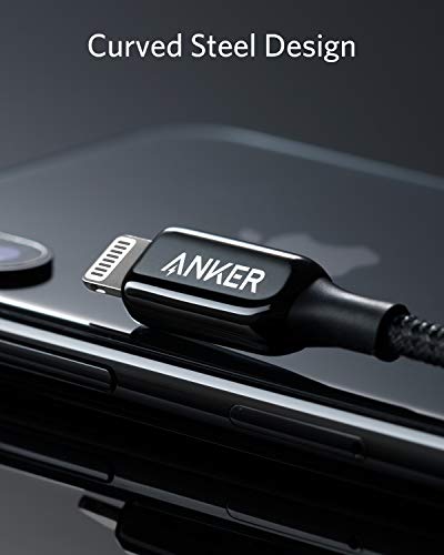 Anker USB C to Lightning Cable (6ft) Powerline+ III MFi Certified Lightning Cable for iPhone 13 13 Pro 12 Pro Max 12 11 X XS XR 8 Plus, AirPods Pro, Supports Power Delivery (Black)