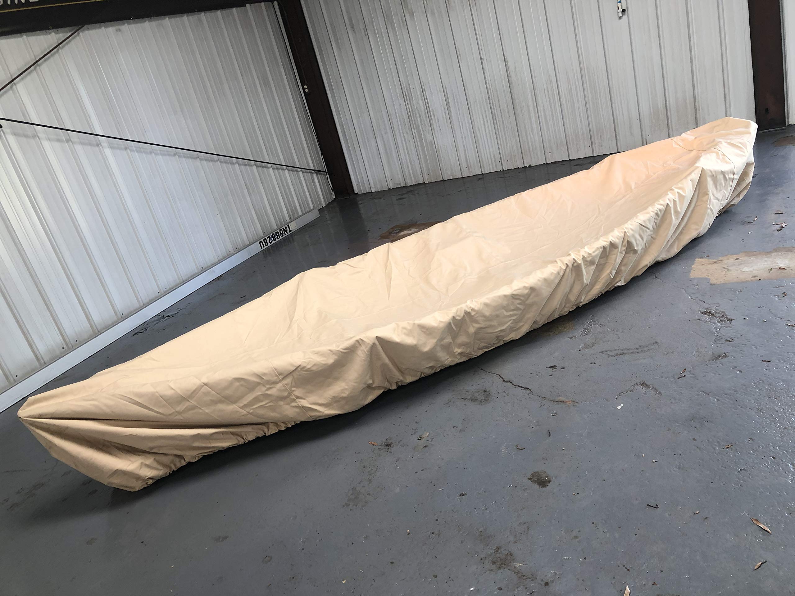13' 14' Canoe / Kayak cover by Cypress Rowe Outfitters / 16 Oz Canvas for Indoor or Outdoor Storage, Complete Protection