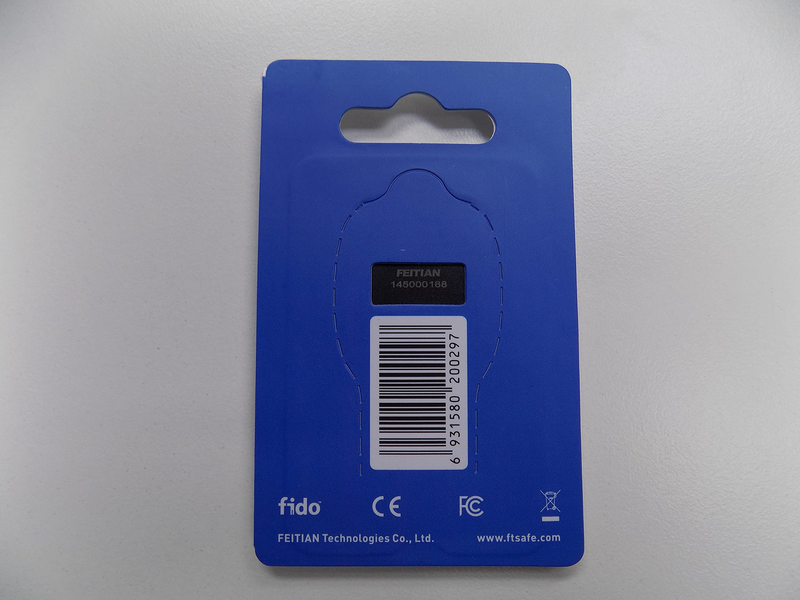 FEITIAN ePass A4B USB Security Key - Two Factor Authenticator - USB-A with FIDO U2F + FIDO2 - Help Prevent Account Takeovers with Multi-Factor Authentication