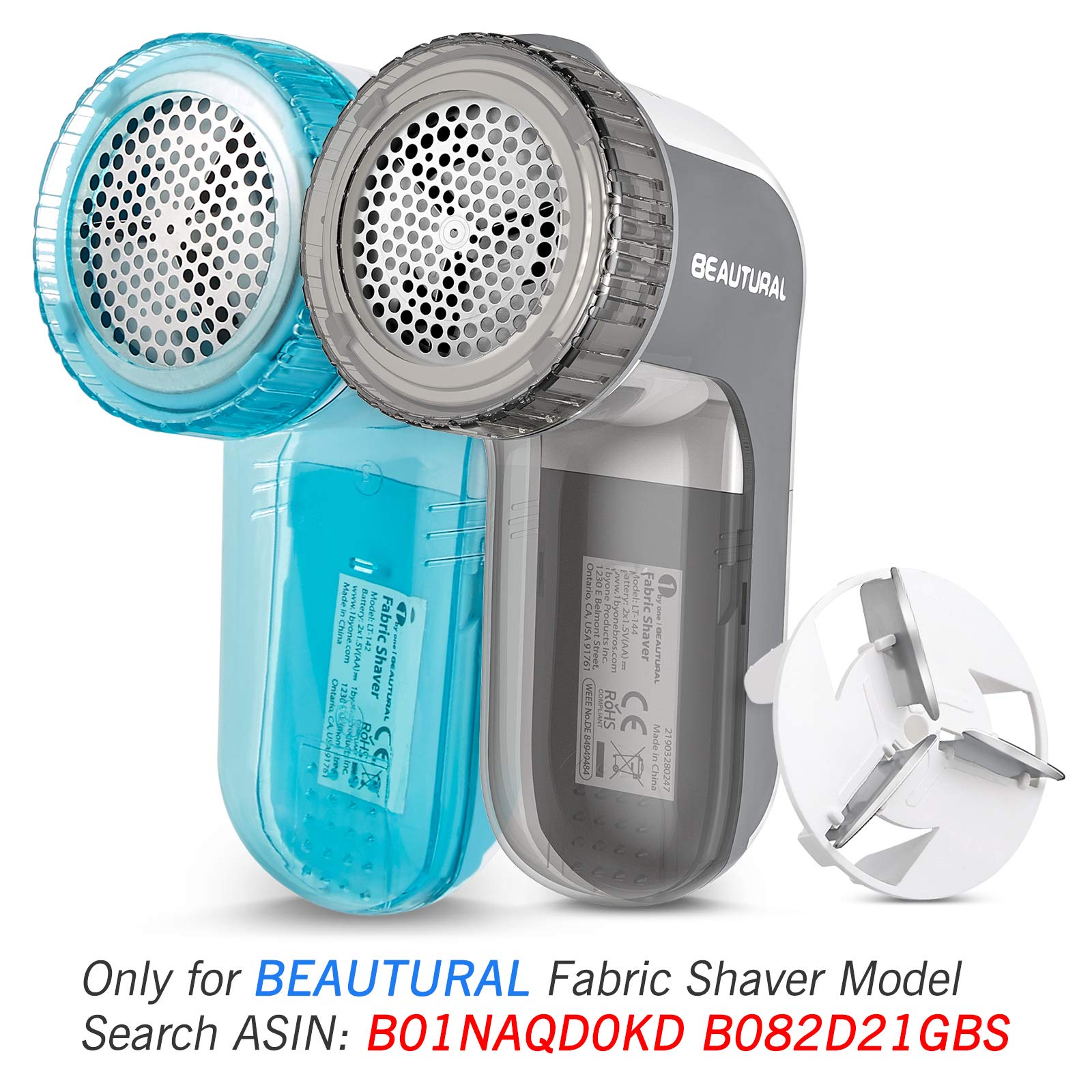 BEAUTURAL Fabric Shaver Replacement Blades, 4 Pieces