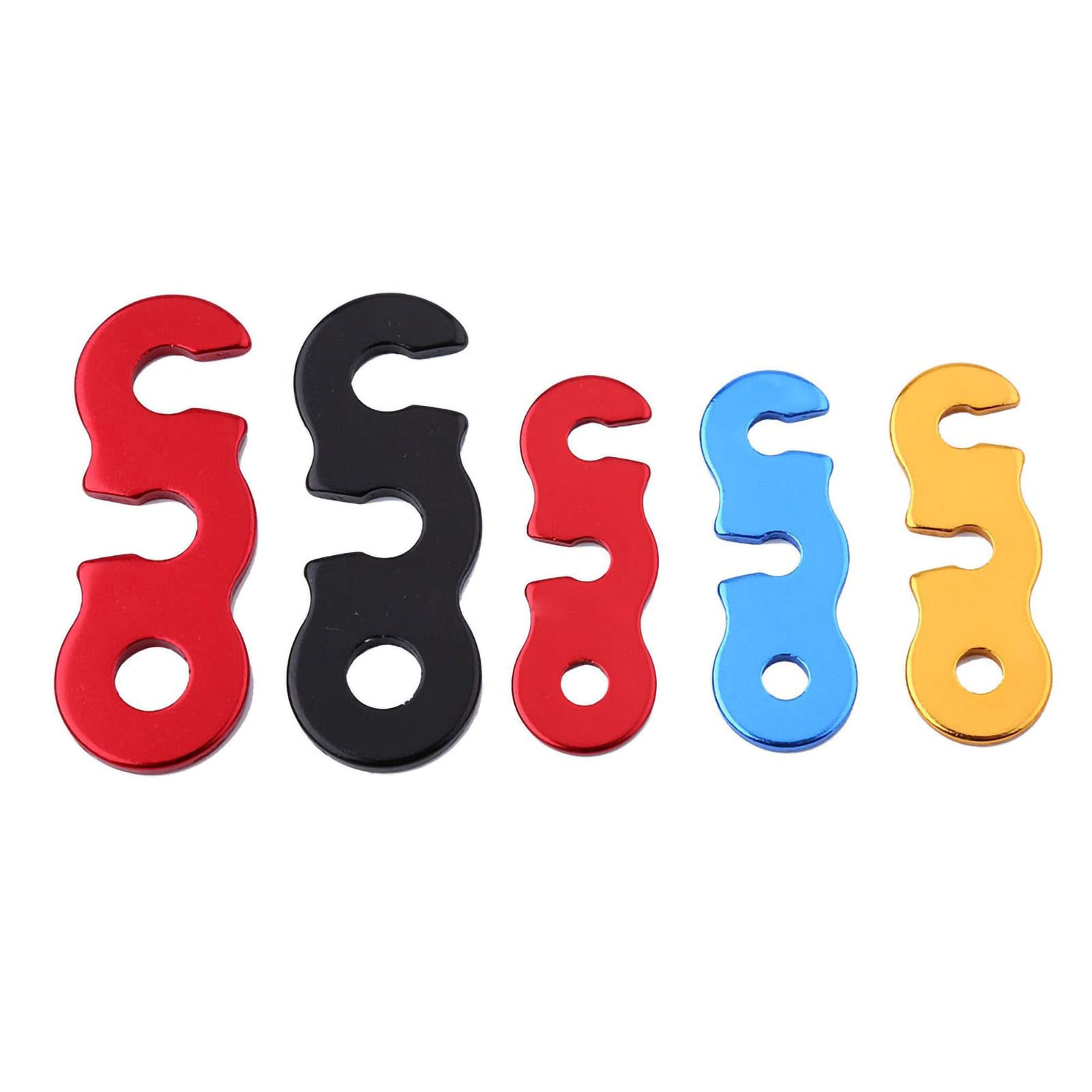 10pcs Aluminum Guyline Cord Adjuster Tent Tensioners Wind Rope Buckle Camp Rope Adjuster for Tent Camping Hiking Backpacking Outdoor Activity (BlueM) Tent Guide Rope