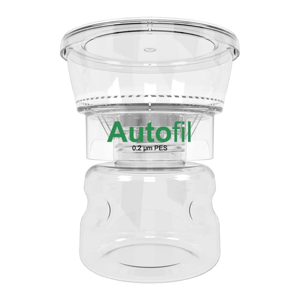 Autofil Sterile Disposable Vacuum Filter Units with 0.2um Sterilizing PES Membrane, 250mL, 12/CS