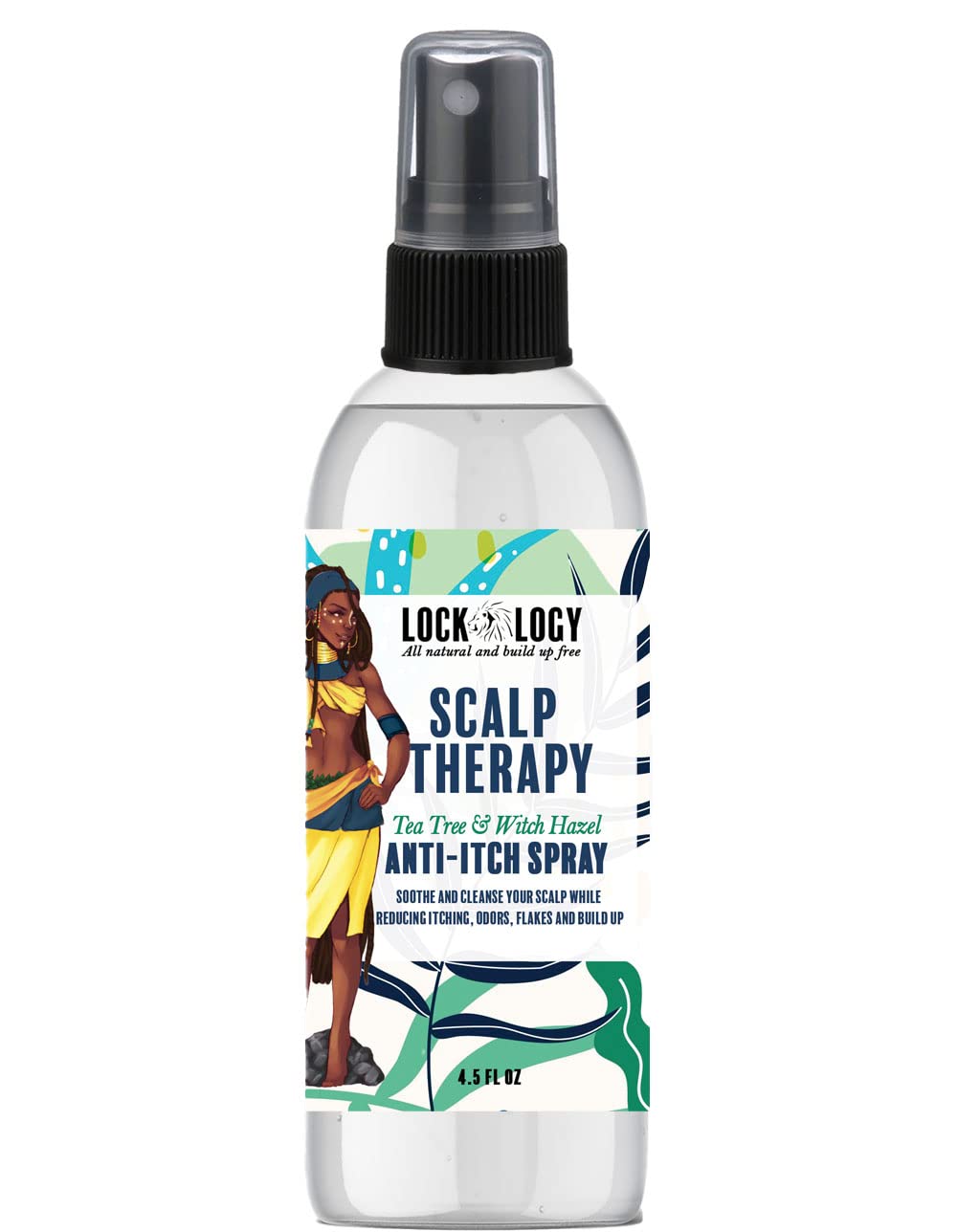 Braid Spray For Itchy Scalp, Box Braids & Locs | Anti Itch Spray For Scalp | Scalp Exfoliator and Scalp Scrubber