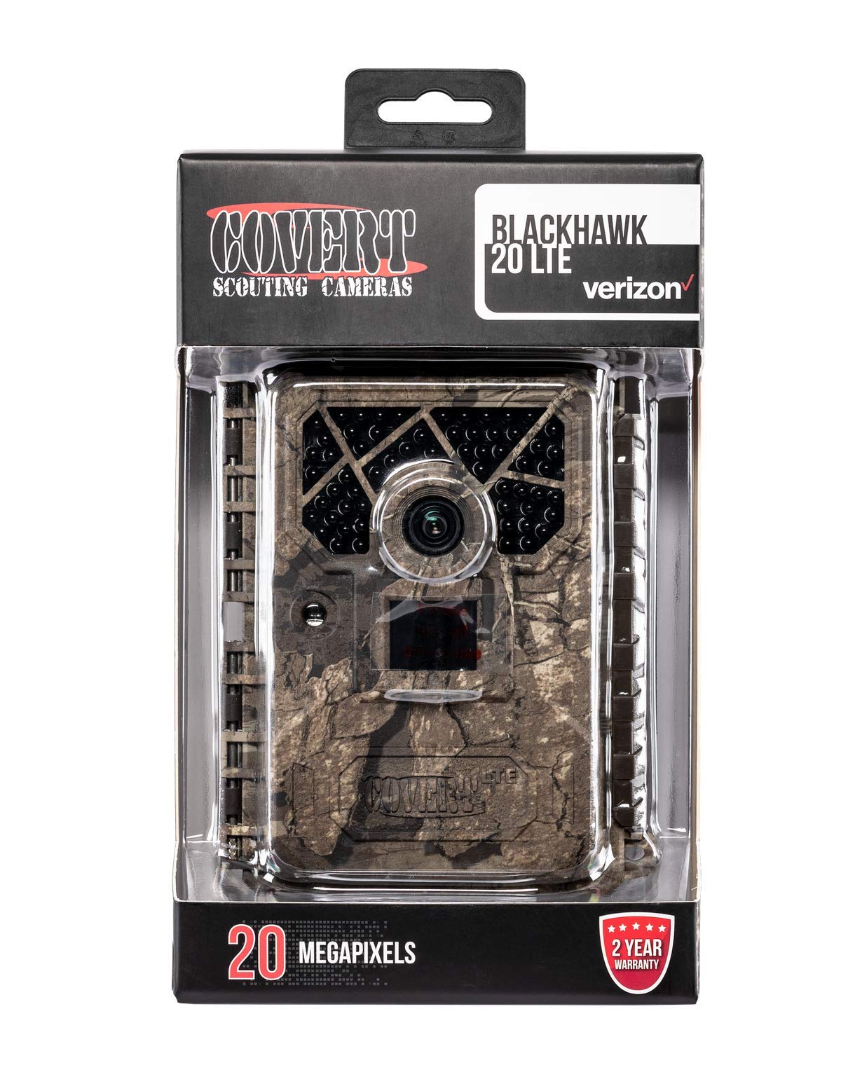 Covert Blackhawk 20 LTE Verizon Camera with Batteries, SD Card, and Reinforced Strap