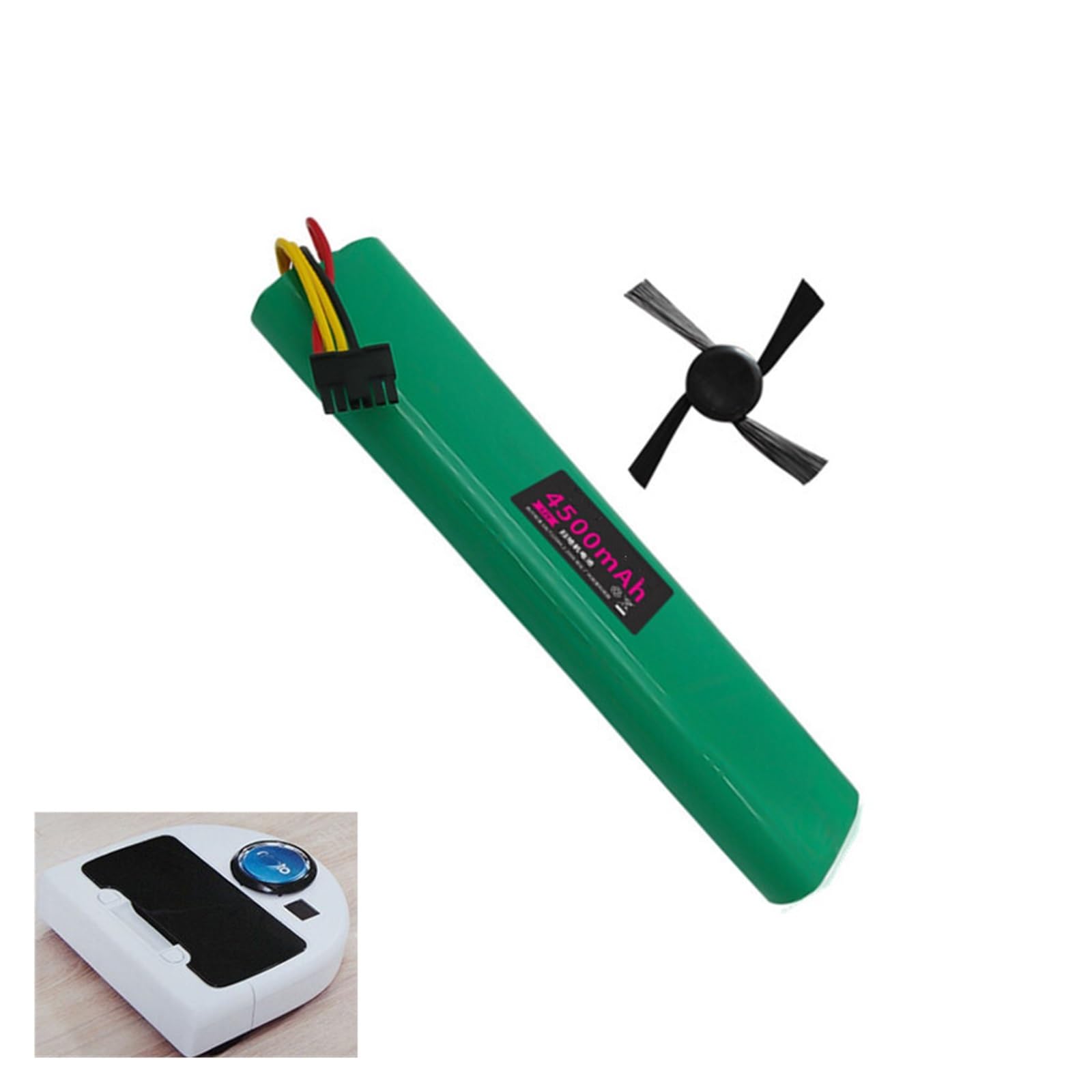 12V 4500mAh Battery Pack, Side Brush ,.Compatible for Neato Botvac. 70e 75 80 85 D75 D8 D85 Robot Vacuum Cleaner Battery Parts Accessories