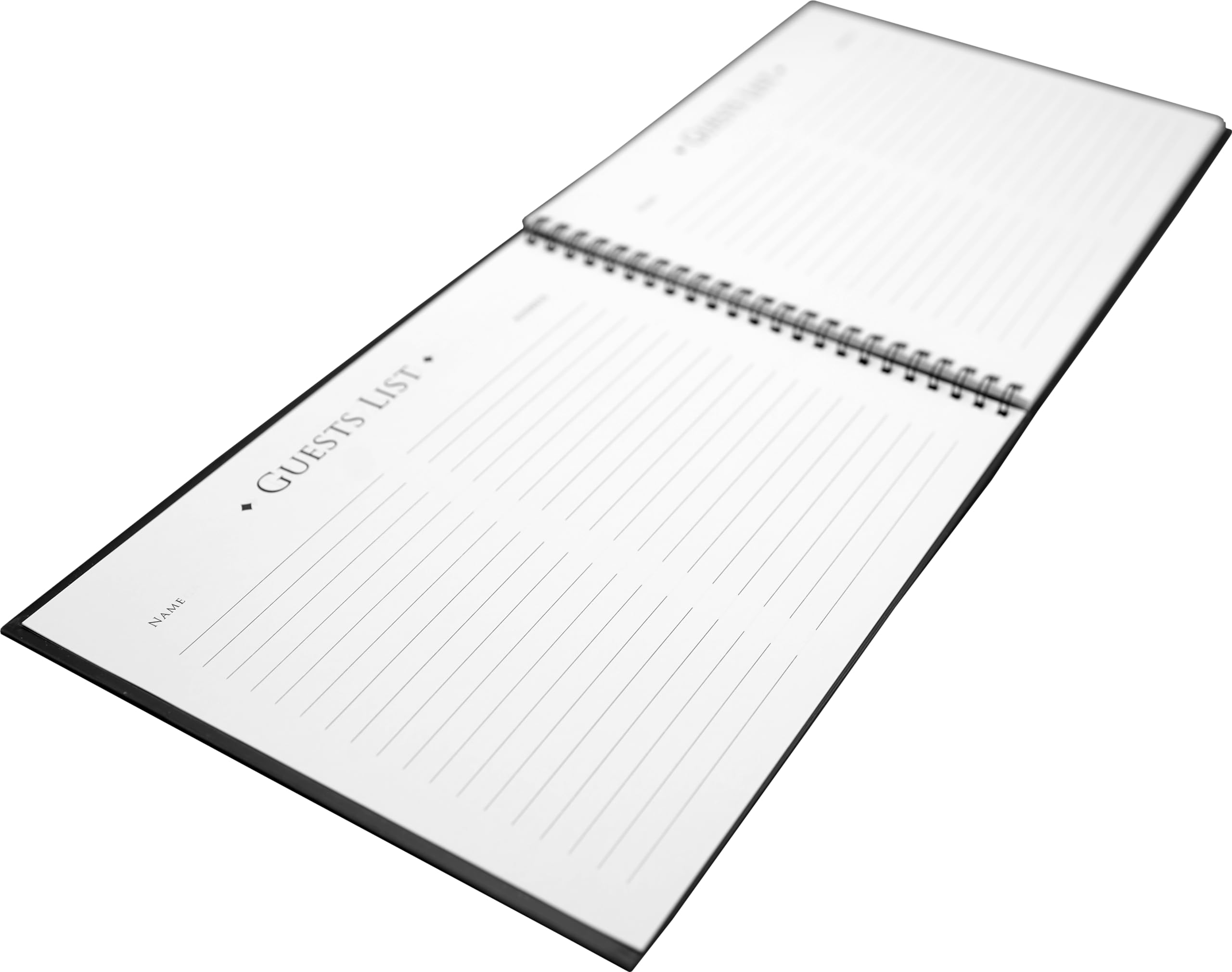 Iconikal Hardcover 1,260 Name Guestbook, Charcoal, 10 x 8 inches Record Guests Names Address Contact Information from Special Occasions