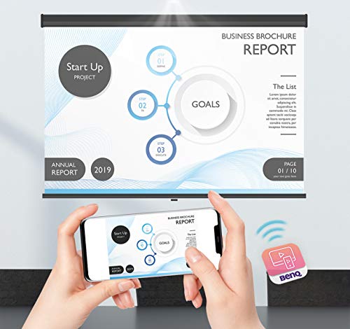 BenQ InstaShow S Wireless Screen Mirroring System,WDC20, 4-way Split-Screen, IFP Touch Back, 128-bit Encryption, includes 2 HDMI Transmitters & Holder, No App Needed, Supports Miracast and Airplay