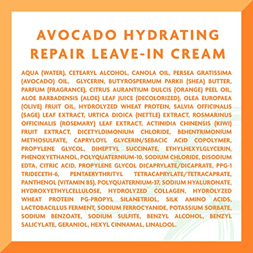 Cantu Avocado Hydrating Repair Leave-In Conditioning Cream, 12 Ounce