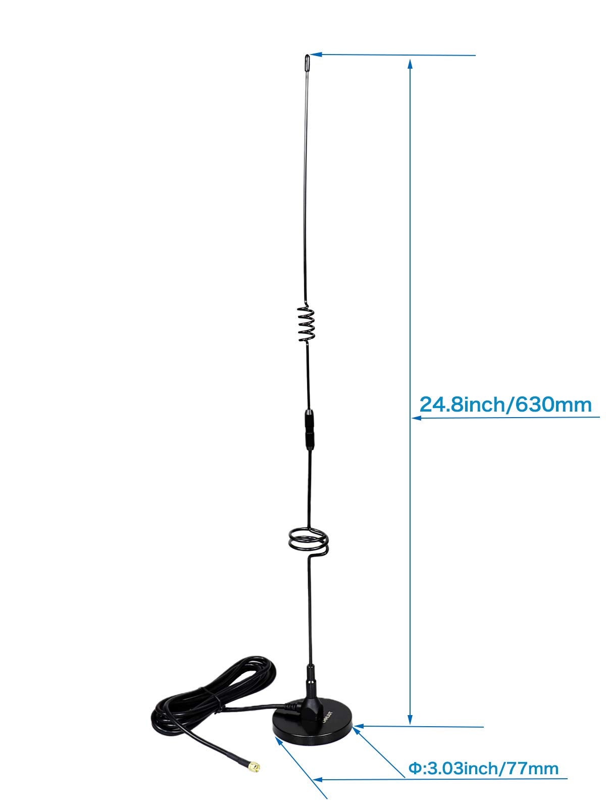 CHHLIUT High Gain 20dBi 3G 4G LTE WiFi Magnetic Antenna TS9 SMA Male Connector GSM External Router Antenna
