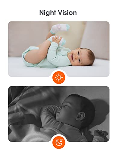 BabyTime Pet Camera, Indoor 2K 360° Wi-Fi Smart Camera with Night Vision, Motion Detection, Two-Way Audio, Compatible with Alex