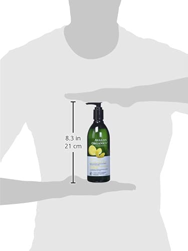 Avalon Organics Glycerin Hand Soap, Lemon, 12 Ounce (Pack of 3)