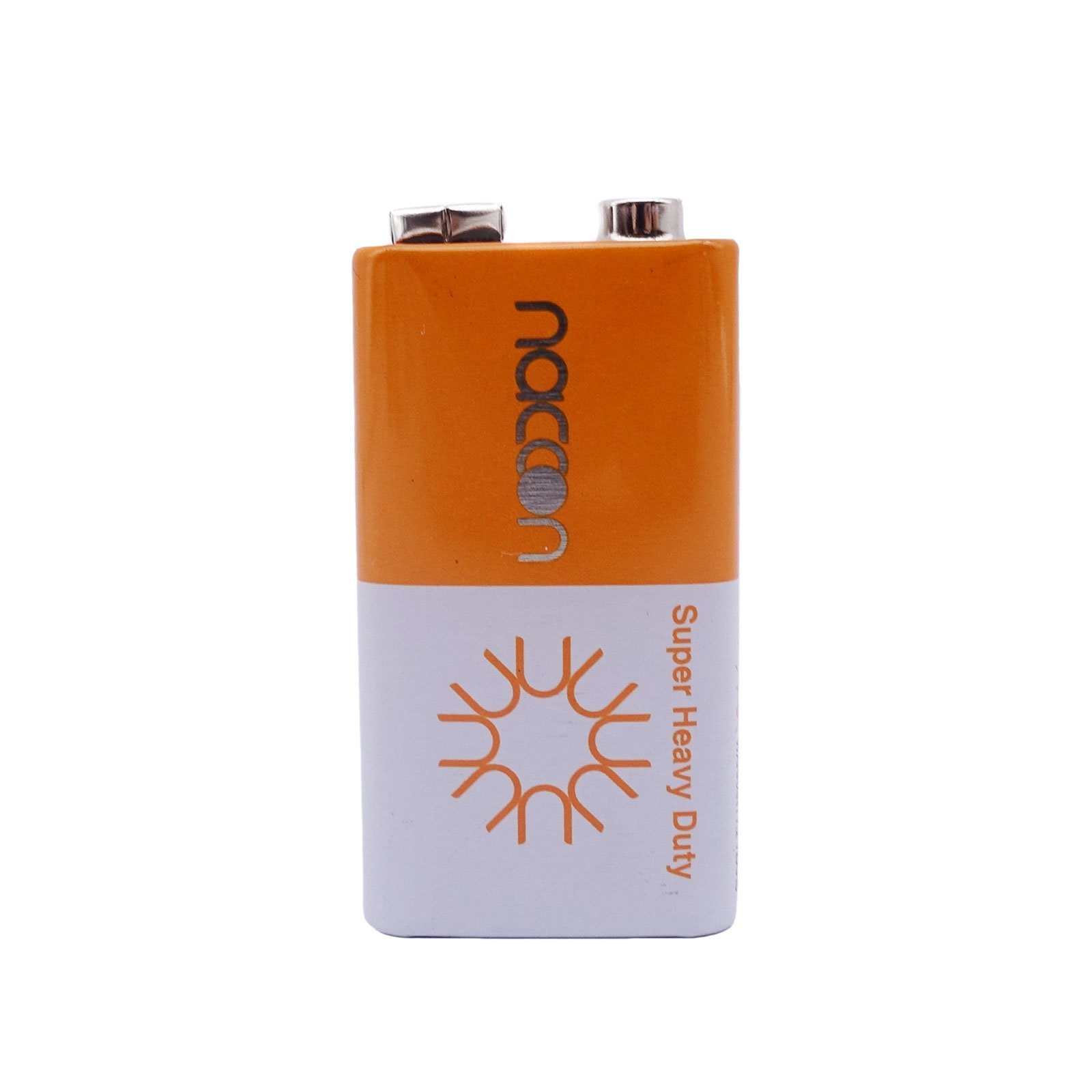 9V Carbon-Zinc Super Heavy-Duty Battery Single Time Use 6F22 Block (6 Batteries)