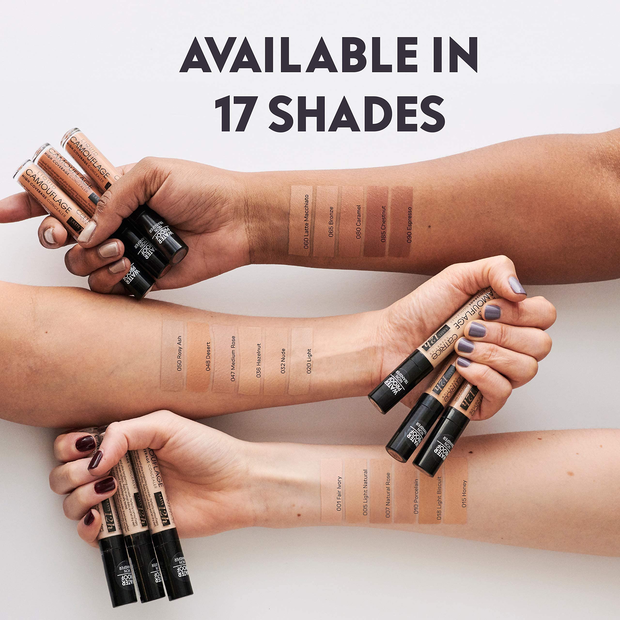 Catrice Liquid Camouflage Concealer (050 Rosy Ash) - Ultra Long Lasting Concealer for Optimal Coverage