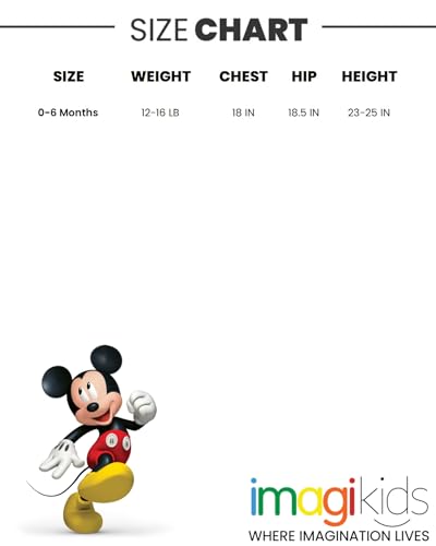 Disney Mickey Mouse Baby Boys Coverall Bodysuits T-Shirts Pants Accessories and Blanket 15 Piece Layette Set 0-6 Months