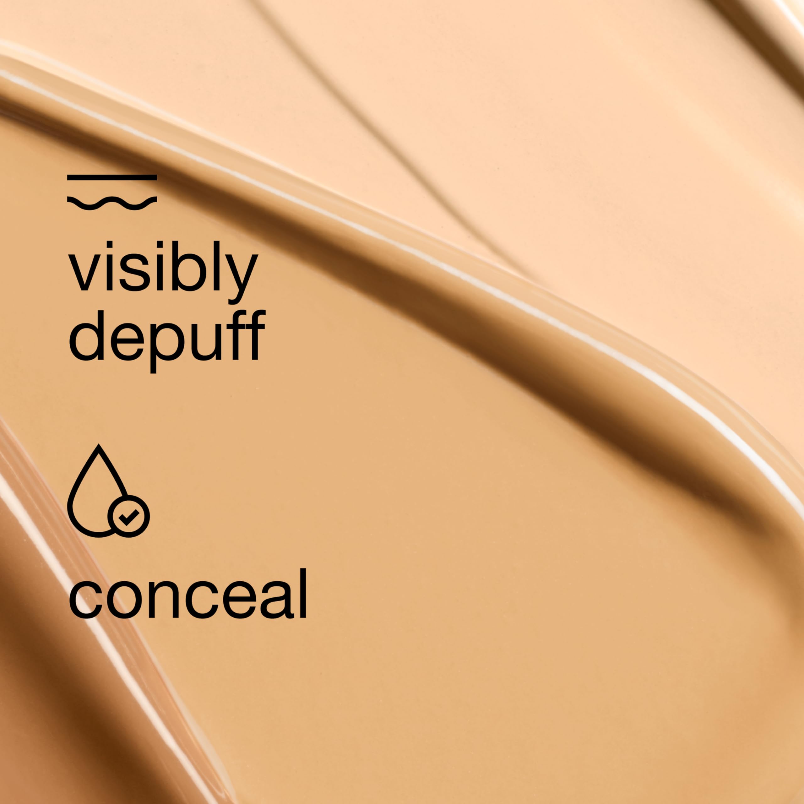 Clinique Even Better All-Over Full Coverage Concealer + Eraser For Dark Circles | Hydrating, Brightening + Depuffing, Beige, 0.2 Fl Oz