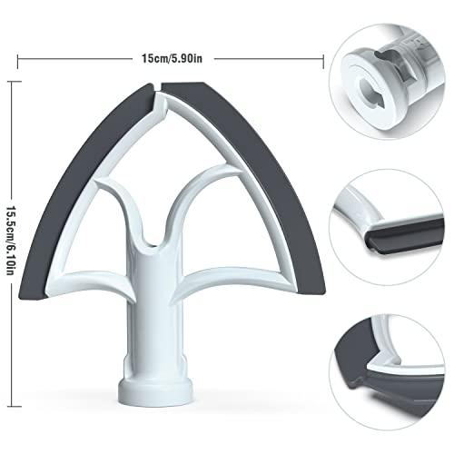 4.5-5 Quart Flex Edge Beater For KitchenAid Tilt-Head Stand Mixer, Kitchen Aid Mixers Accessories with Scraper, Kitchen Aid Attachments For Mixer