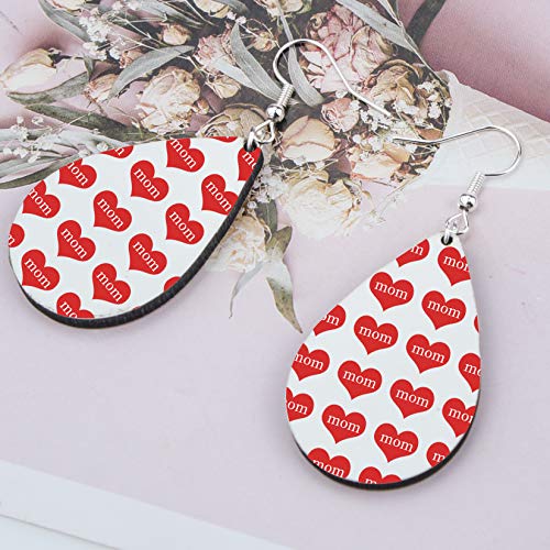 16 Pcs Sublimation Earring Blanks MDF Sublimation Printing Earrings for Christmas Valentine Mother Halloween St Patrick's Day Making DIY Craft