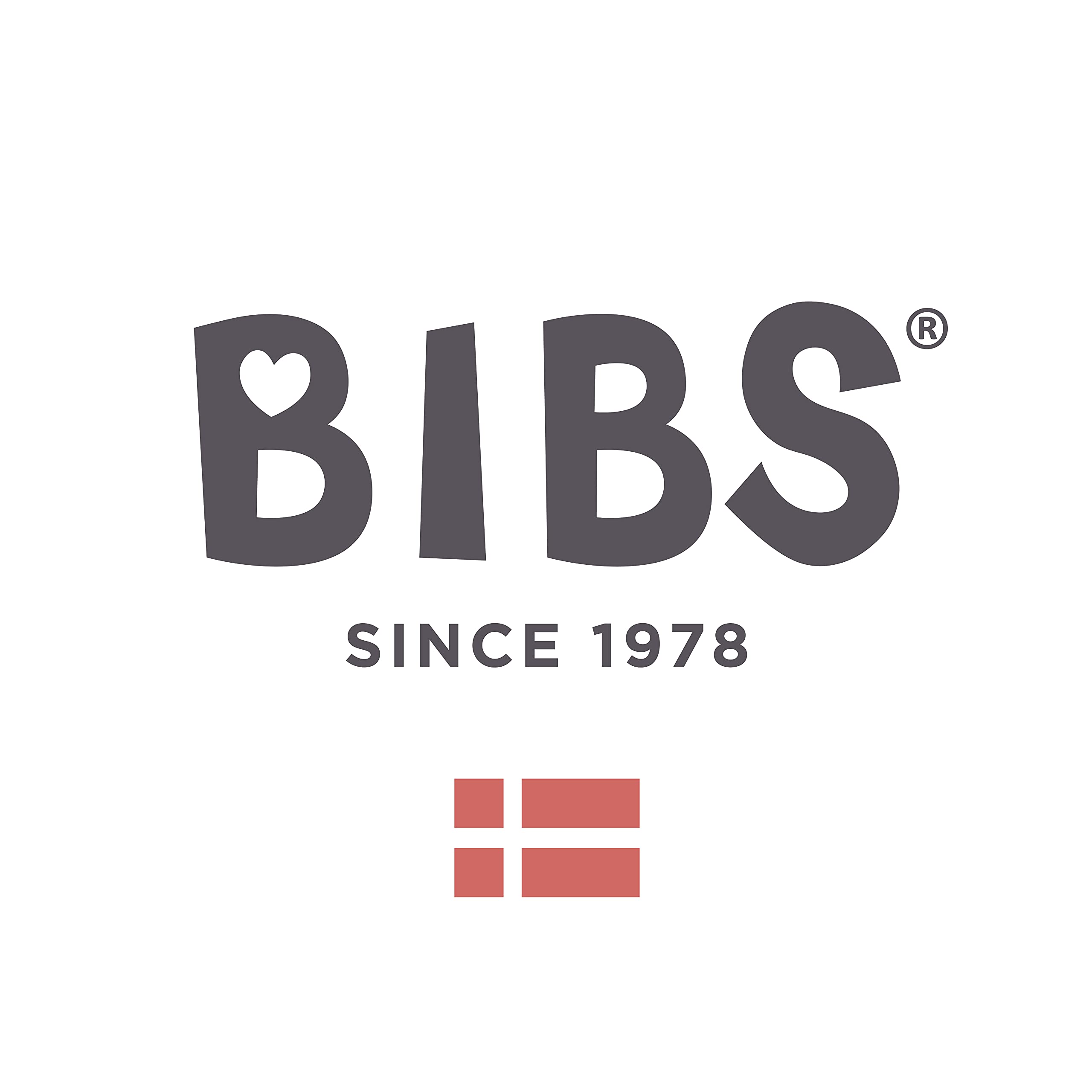 BIBS Pacifiers Colour Collection | Natural Rubber Baby Pacifier | Set of 2 BPA-Free Soothers | Made in Denmark | 6+ Months (Pack of 2) | Coral/Ruby