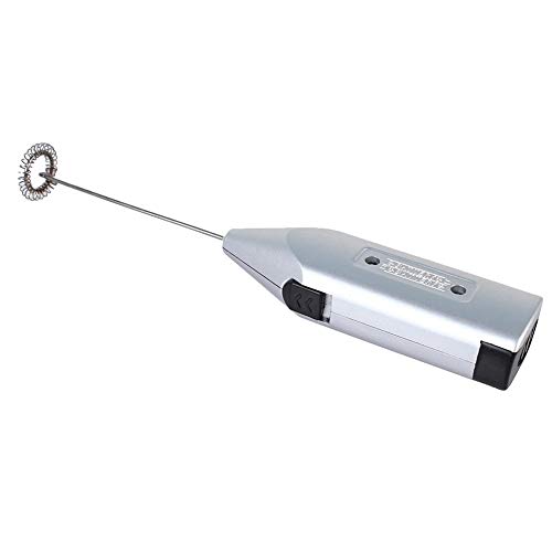 Egg Beater for Cooking, Kitchen Handheld Milk Frother, Immersion Hand Blender Electric Coffee Mixer Perfect for Frappe, Matcha, Chocolate, Milk Whisk Beater Blender with Brushed Stainless Steel Blades