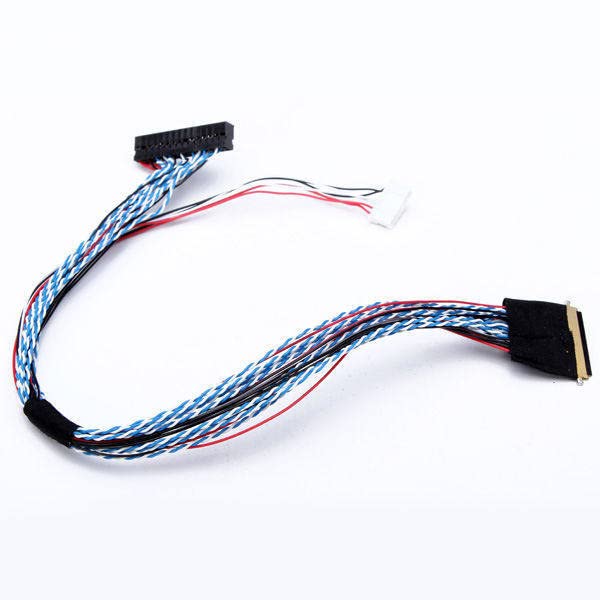 1PC 40 Pin 1 Channel 6 Bit LED LCD LVDS Screen Cable for Display