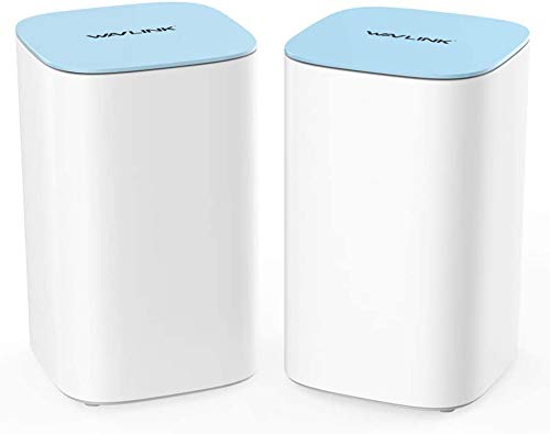 WAVLINK 3000Mbps Tri-Band Mesh WiFi Router,Whole Home Wi-Fi Smart Mesh System, Gigabit Speed Mesh, The 3-Unit kit Covers 7,500 sq.ft.Seamless Roaming,Parental Controls,3xGigabit Ports,2-Pack