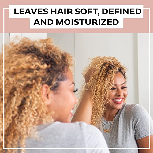 CurlMix Curly Hair Wash and Go System - Unscented - Clarifies, Moisturizes, and Strengthens Ethnic, Natural, and 4C Hair - Organic, Handmade Shampoo, Conditioner, Moisturizer, Softening Gel - Paraben Free - Sulfate Free - 8oz - (Set of 4)