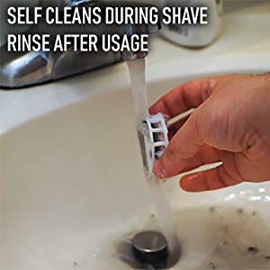 Premium OmniShaver Special - Free Hot Water Tong! Fastest Way to Shave Head, Legs, Arms, Body | an Alternative to Disposable Shaving Razors Self Cleans & Strops During Use