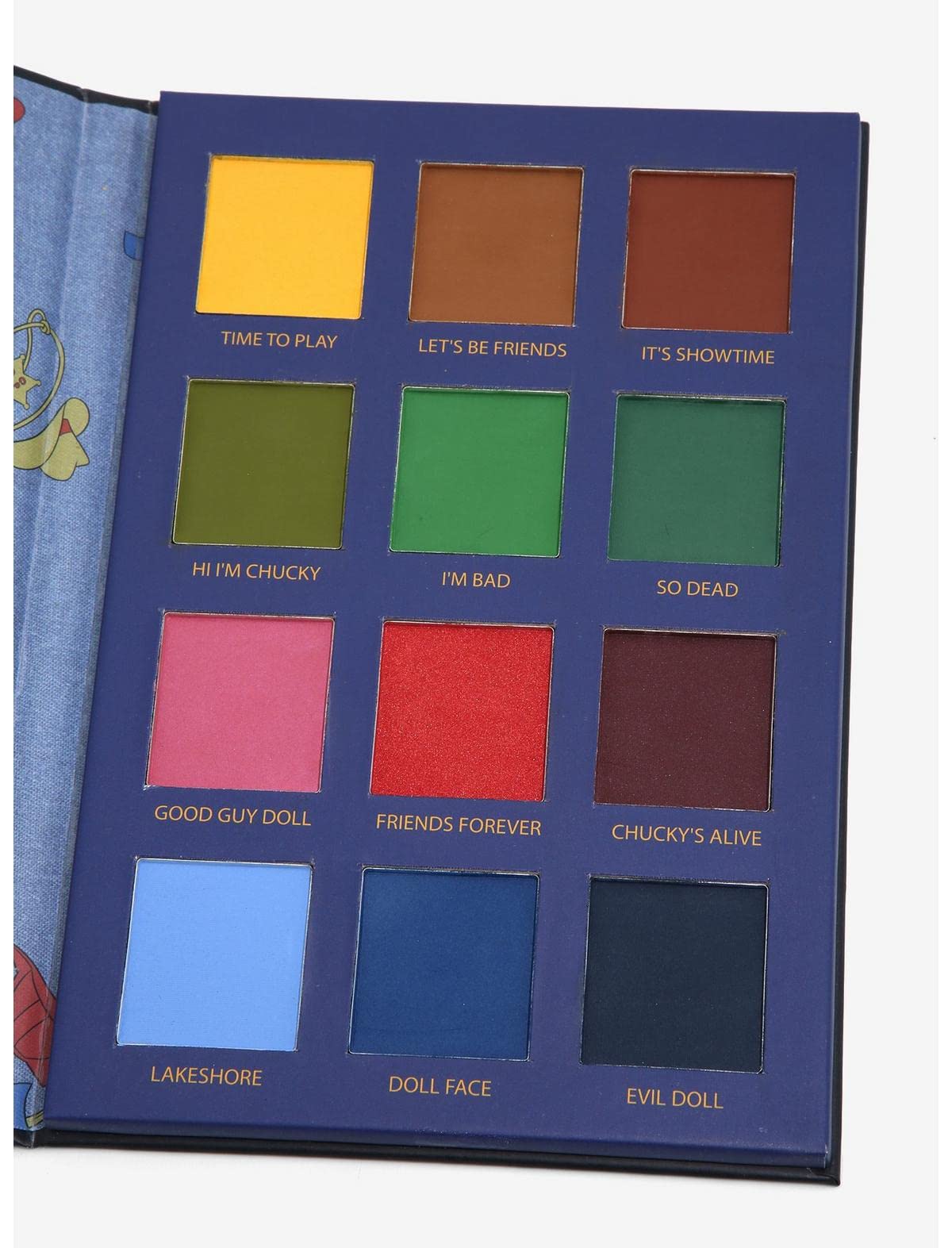 Child's Play Chucky Eyeshadow Palette 12 Colors with Mirror