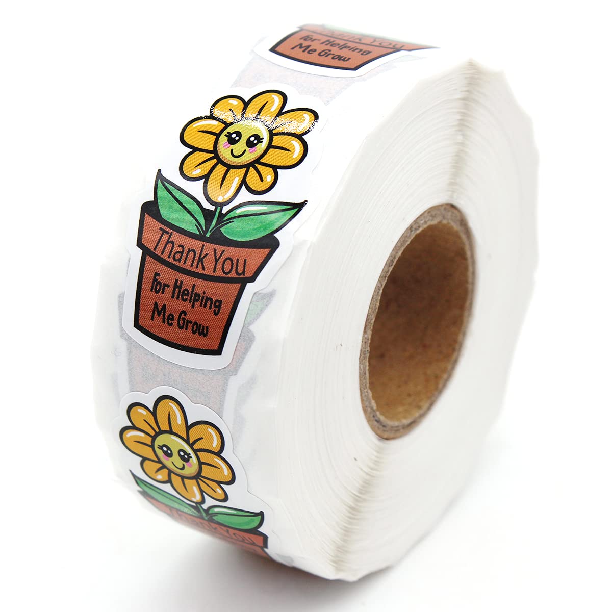 muminglong 1.5inch Cute Sun Flower Thank You Sticker,Thank You Sticker,Small Shop Sticker,Small Business,Handmade Sticker,Packaging Sticker,500 PCS