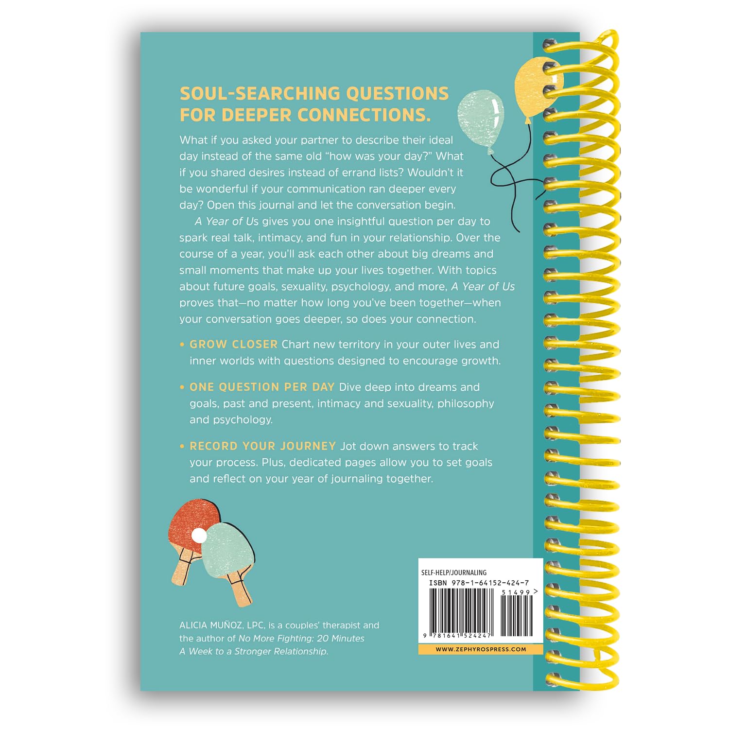 A Year of Us: A Couples Journal: One Question a Day to Spark Fun and Meaningful Conversations