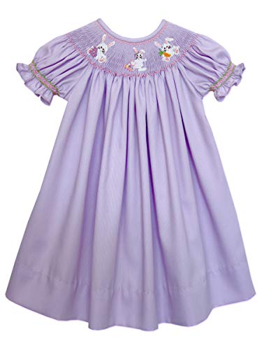Carouselwear Smocked Easter Dresses for Baby Toddler Girls 9m Months Lavender