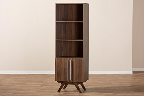 Baxton Studio Ashanti Wood Bookcase