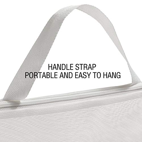 Tenrai Laundry Bag Mesh Wash Bag,Use YKK Zipper,Tote Bag Bathroom Hanging, Bra Fine Mesh Wash Bag for Underwear 3 Bags(3L Cellular Mesh)