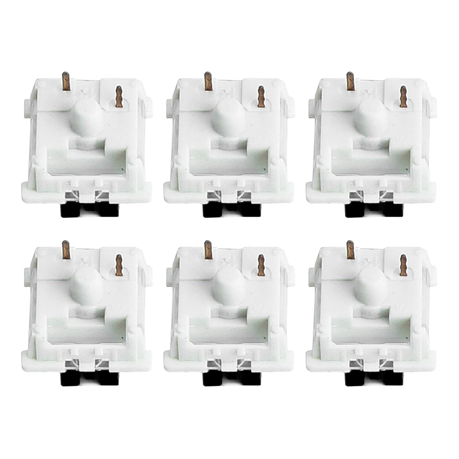 Chuangquan Mechanicla Keyboard Switch, Outemu Black Switches, Cherry MX Equivalent, Pluggable and Replaceable, DIY Keyboard, with Keycap and Switch Puller, for Mechanical Gaming Keyboard (10 pcs)