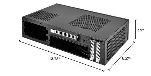 SilverStone Technology ML09B Small Form Factor Mini-ITX Computer Case with SFX Support ML09B-x