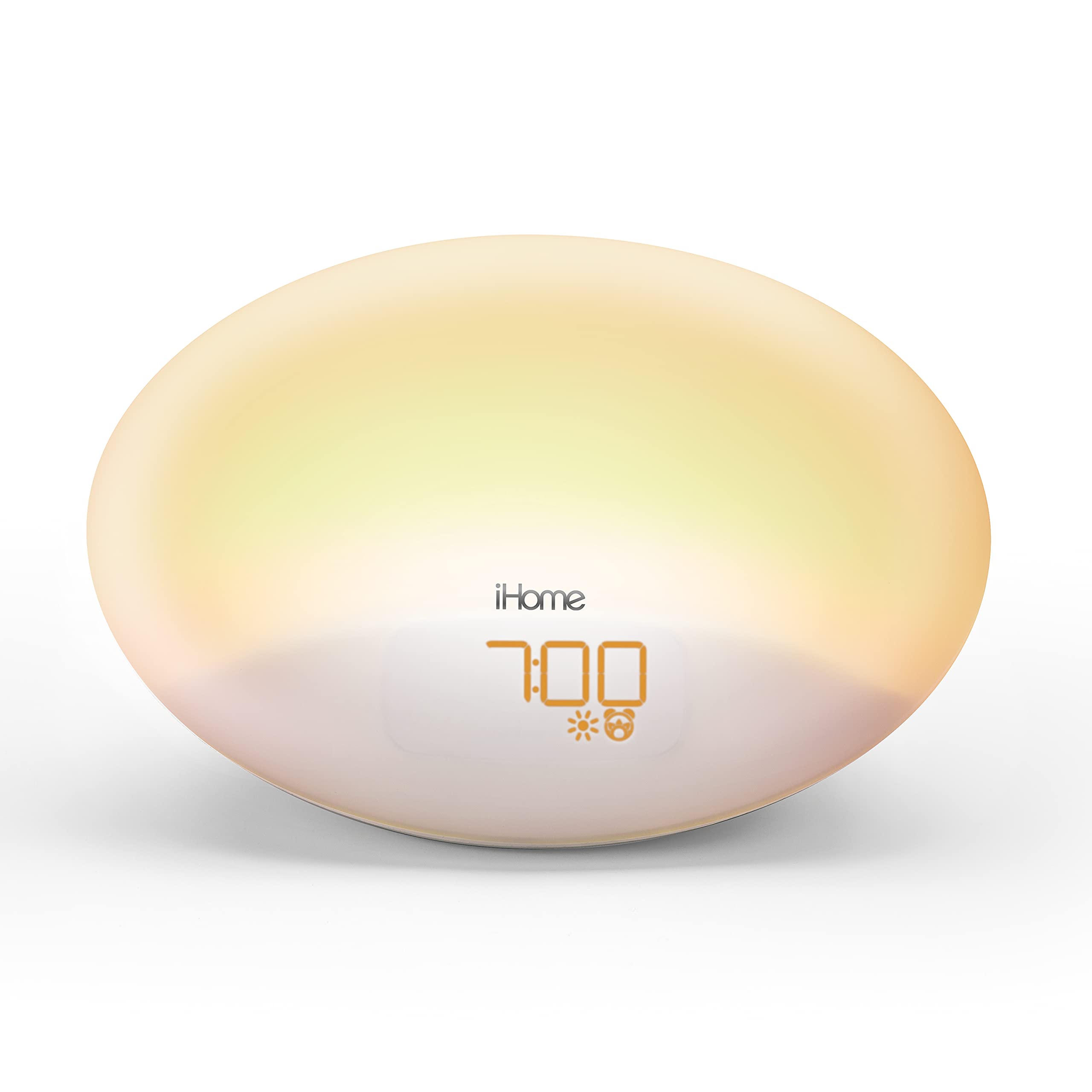 iHome Zenergy Sunrise Bedside Therapy Machine with Bluetooth Speaker, Sunrise Wakeup and USB Charging