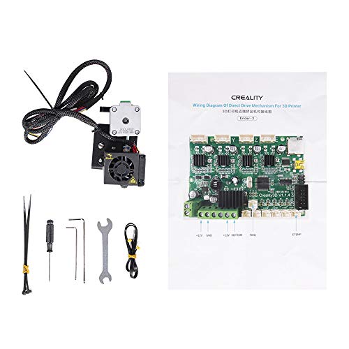 Official Creality Ender 3 Direct Drive Extruder Kit, Comes with 42-40 Stepper Motor Hotend Kit, Support Flexible TPU Filament, BL Touch, Compatible with Ender 3 Pro/Ender 3 V2